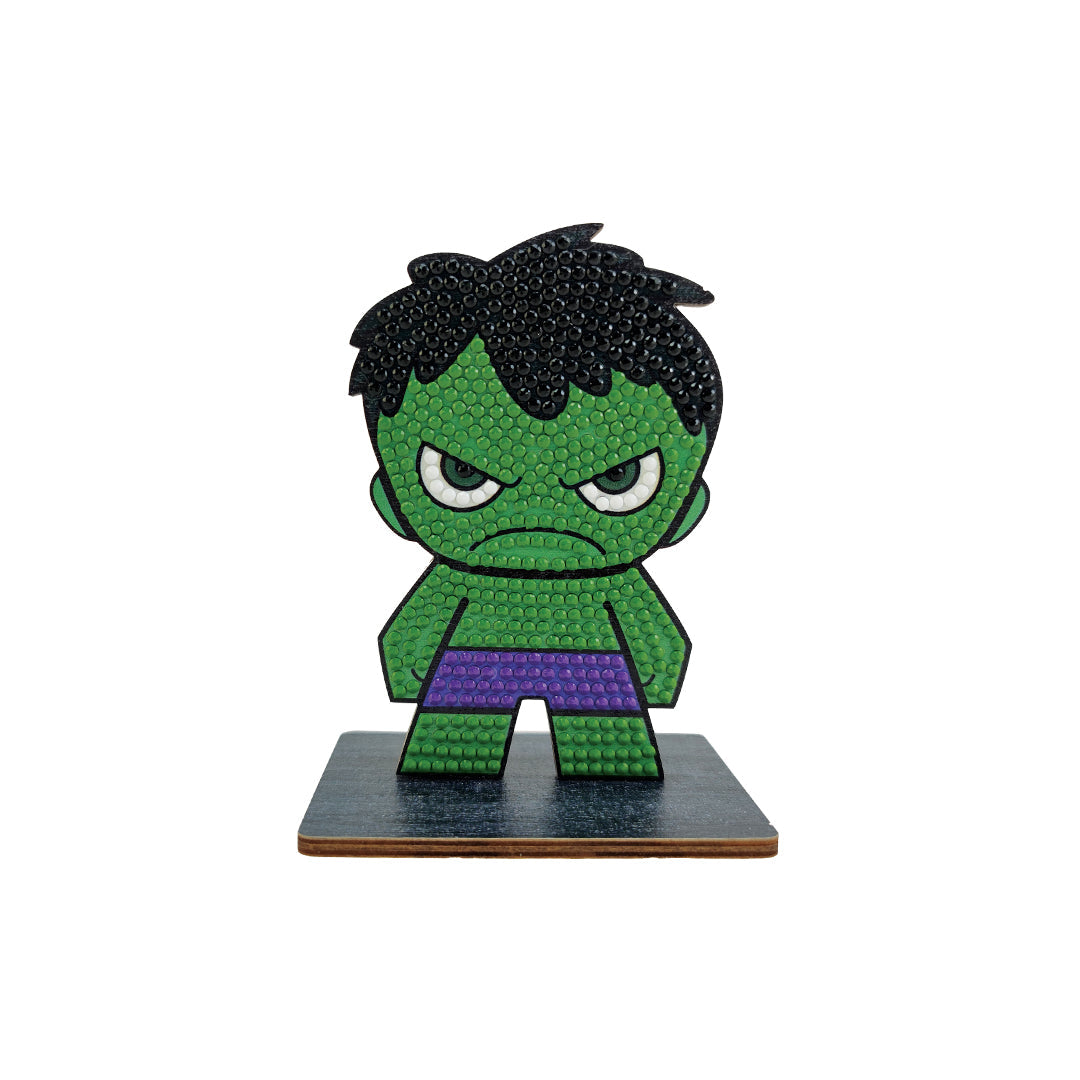 Hulk Crystal Art Buddy | Marvel Diamond Painting Craft Kit - Toyspry